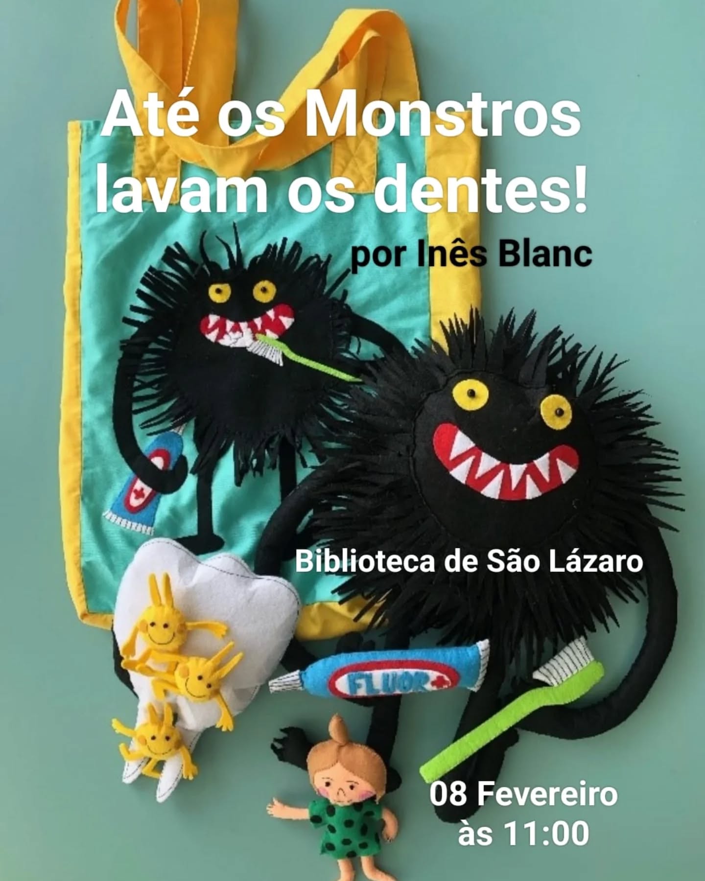 Até os Monstros Lavam os Dentes: Sessão de Contos na Biblioteca de São ...