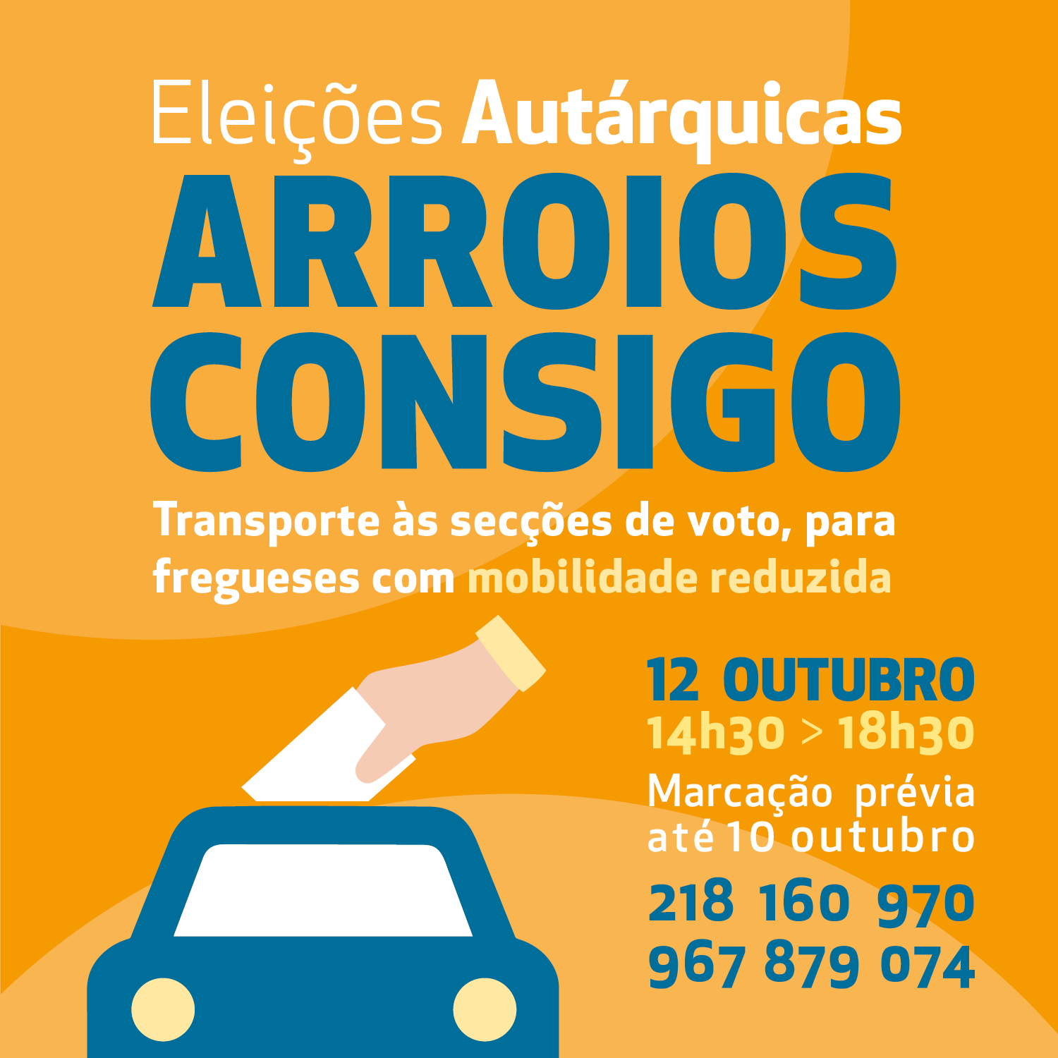 Arroios Consigo: Transporte às Secções de Voto - Freguesia de Arroios